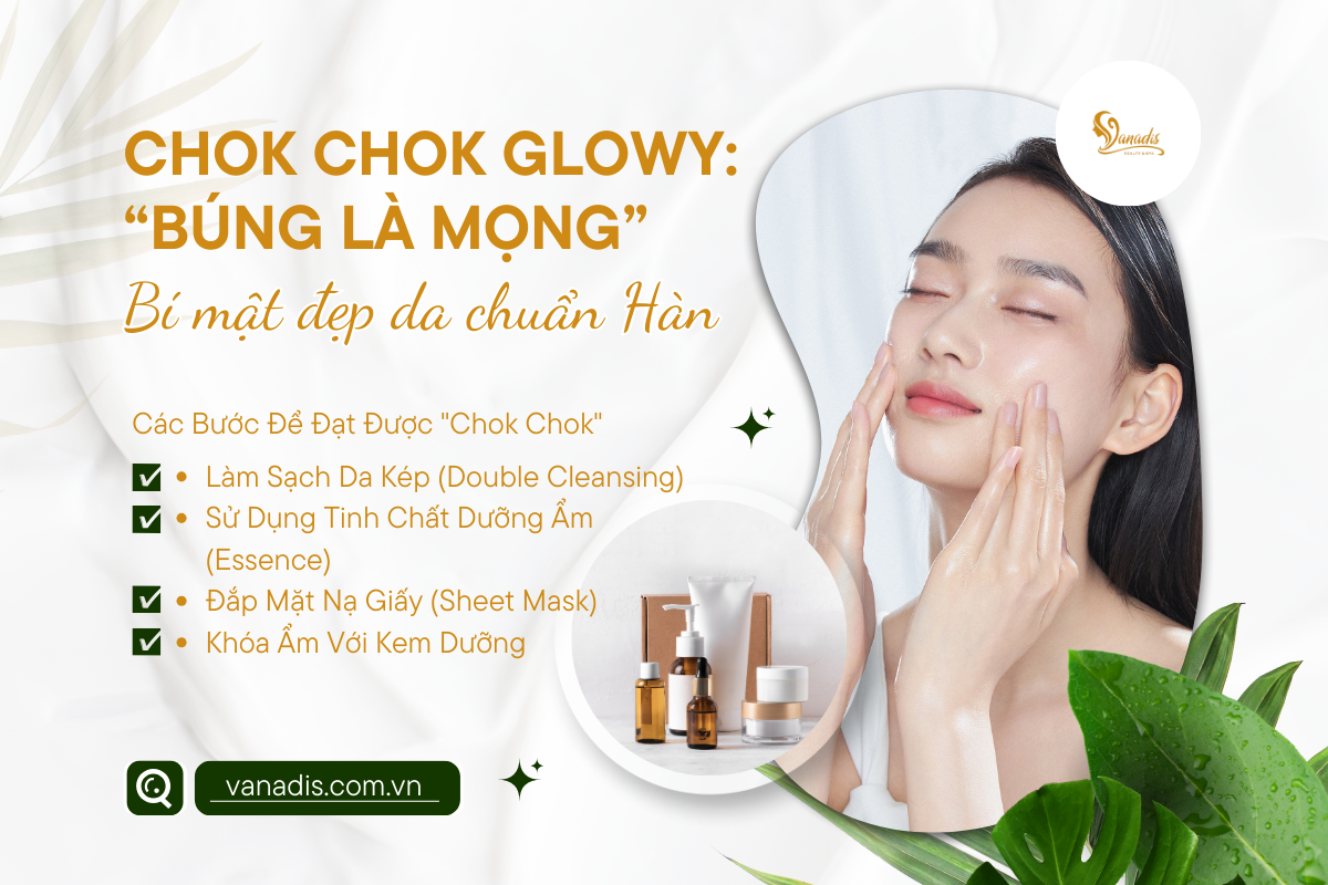 Chok Chok Glowy: 'Búng Là Mọng' - Bí Mật Đẹp Da Chuẩn Hàn - Vanadis